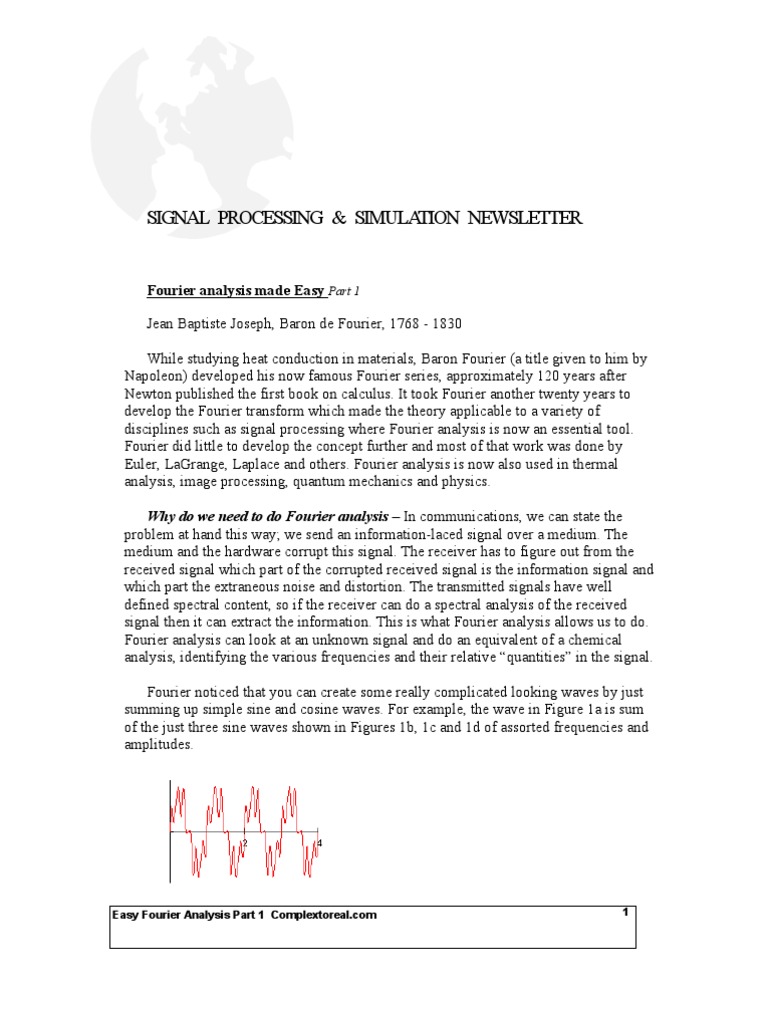 Fast Fourier Transform Made Easy | PDF
