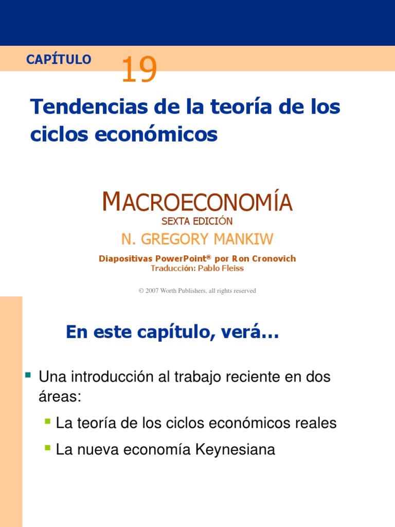 EC PPI Mankiw6 Cap19 | PDF