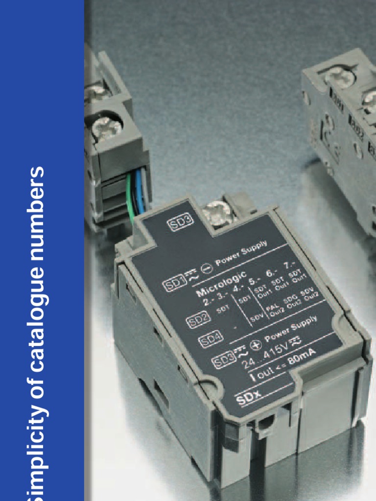 Compact NSX Catalogue Numbers Guide | PDF | Alternating Current ...