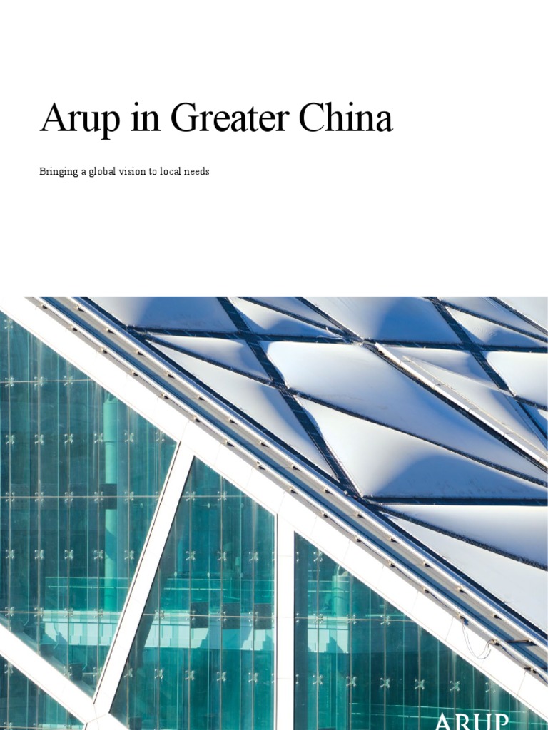 Arup in Greater China Brochure Eng 2012 | PDF | Sustainability | Architect