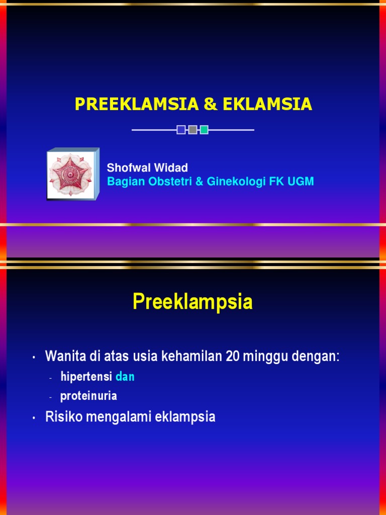 Preeklamsia & Eklamsia | PDF