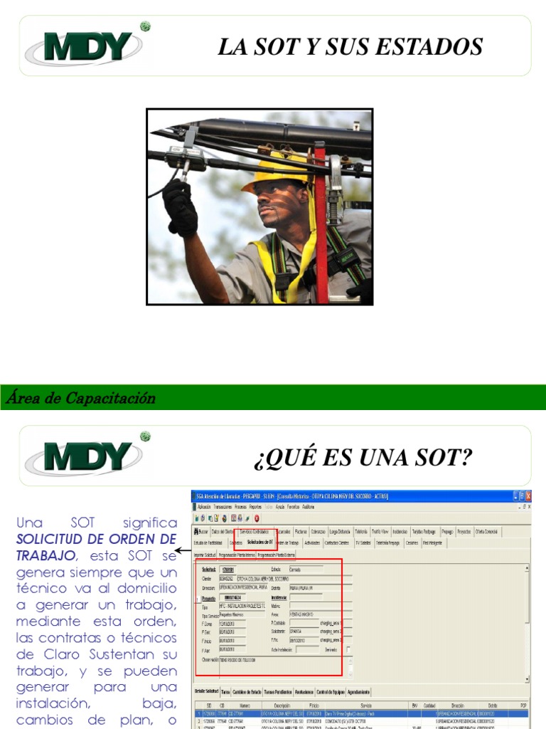 SOT, Tipos - Estados | PDF | Cliente | Informática