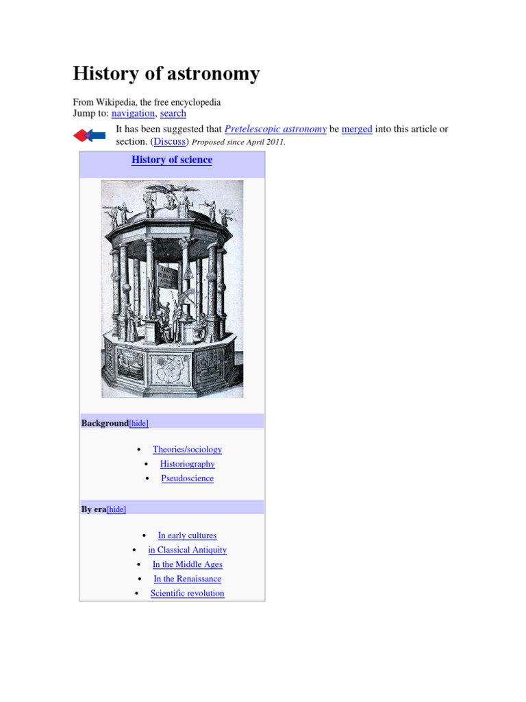 History of Astronomy | Astronomy | Science