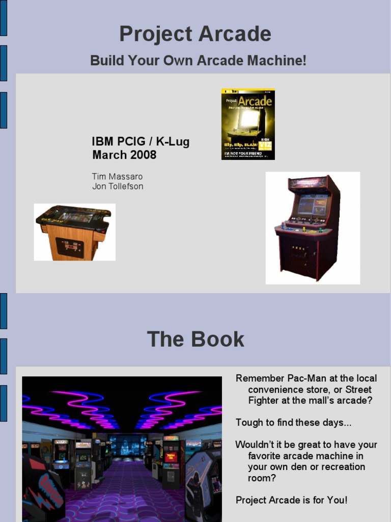 Project Arcade | PDF | Video Game Hardware | Computer Hardware