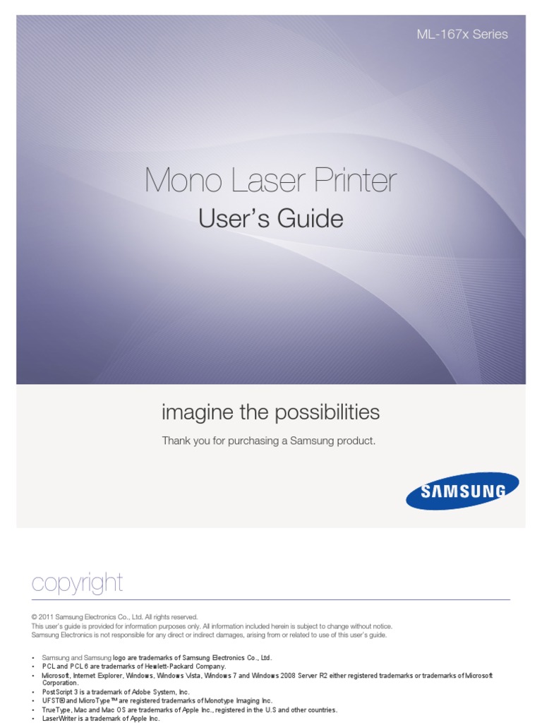 Manual ML 1675 PDF | PDF | Installation (Computer Programs) | Microsoft ...