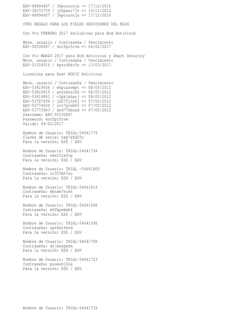 Serial Nod 32 Version 5 | PDF