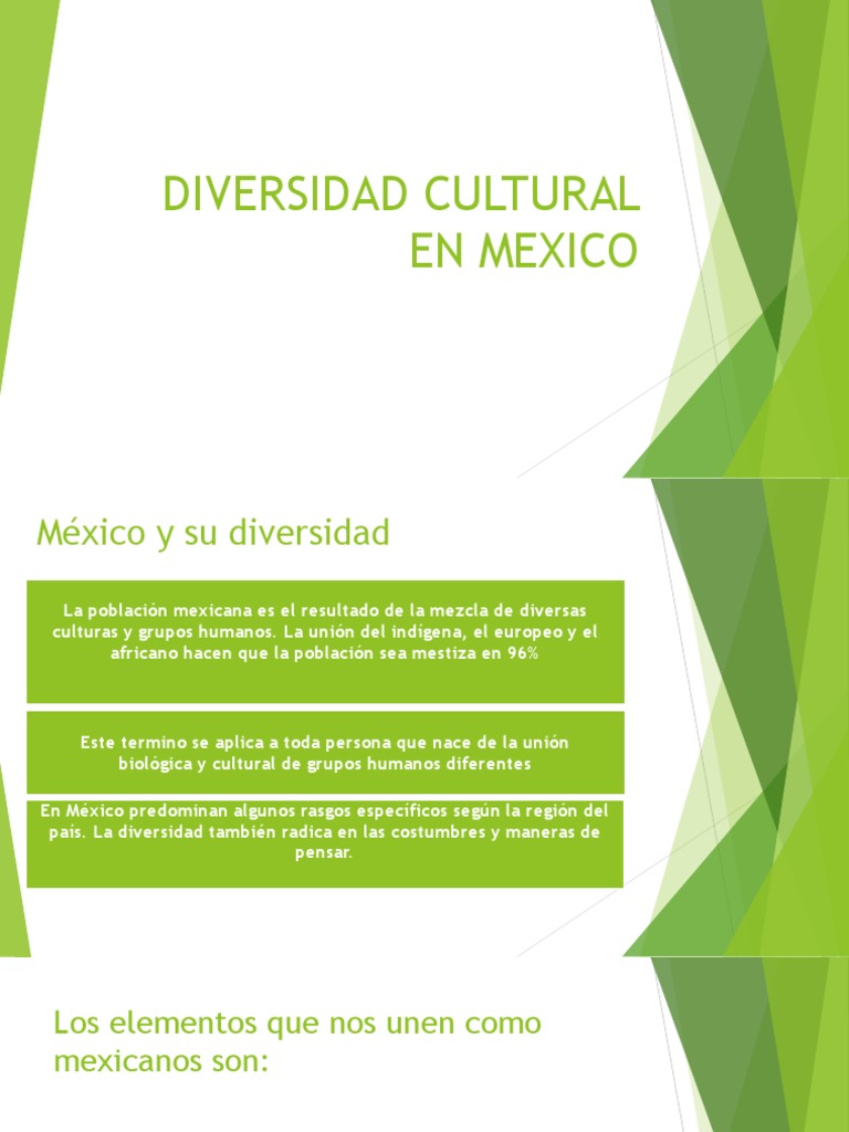 Diversidad Cultural en Mexico | PDF | Tolerancia | Discriminación