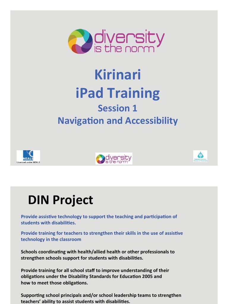 Kirinari Ipad Training All Slides Master Reduced | PDF | System ...