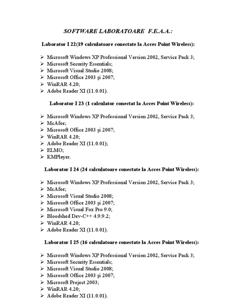 Software Laboratoare | PDF