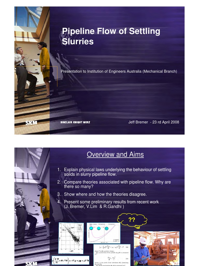 Pipeline Transport of Settling Slurries | PDF | Drag (Physics) | Deposition (Geology)