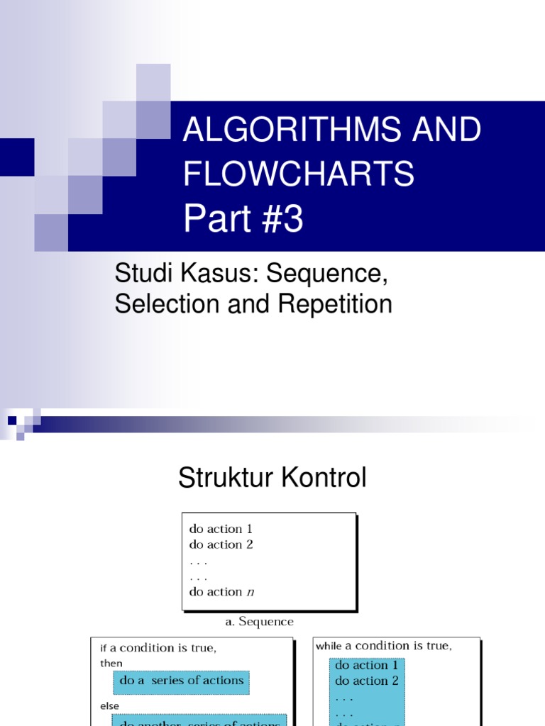Algorithms and Flowcharts III | PDF | Metode & Bahan Ajar