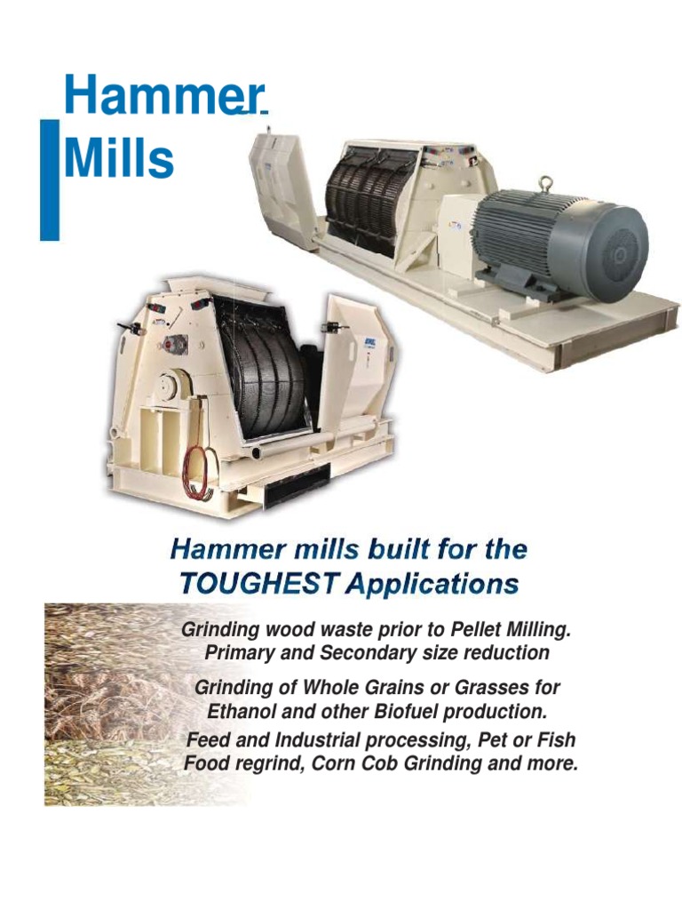 Hammer Mill | PDF | Mill (Grinding) | Bearing (Mechanical)
