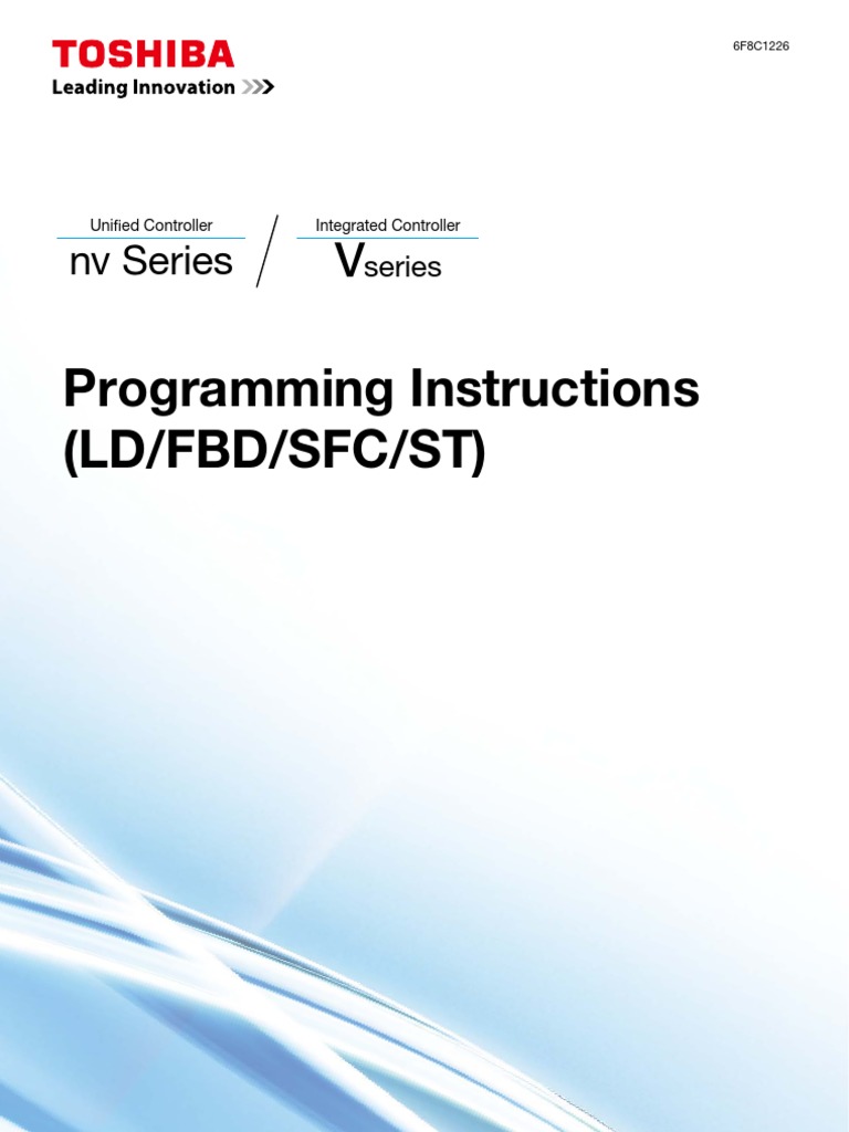 NV Series V Series Programming Instructions (LD FBD SFC ST) | PDF ...