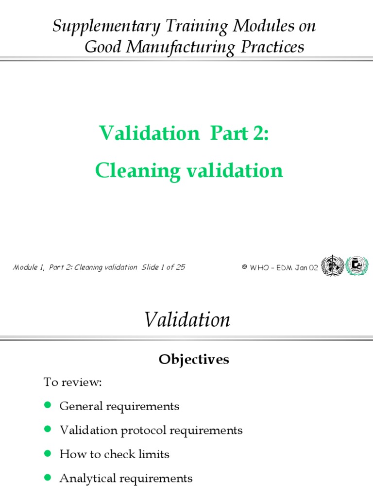 Cleaning Validation 02 | PDF | Chemistry | Nature