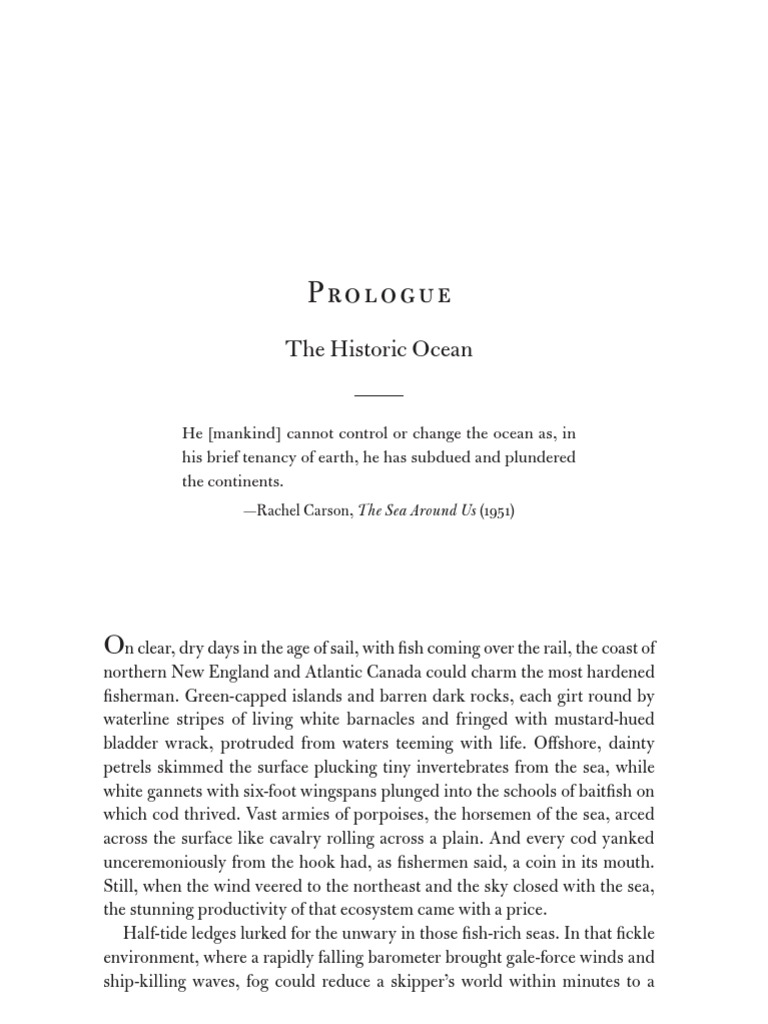 The Ocean's Historical Impact on Fishing | PDF | Sea | Atlantic Ocean