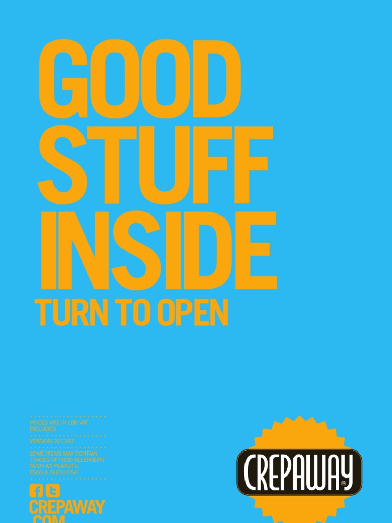 Good Stuff Inside: Turn To Open | Download Free PDF | Salad | Hamburgers