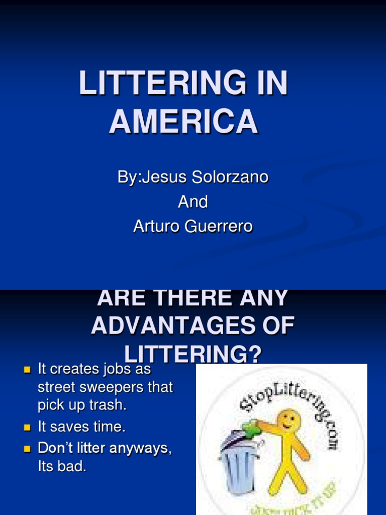 Littering in America | PDF | Social Science