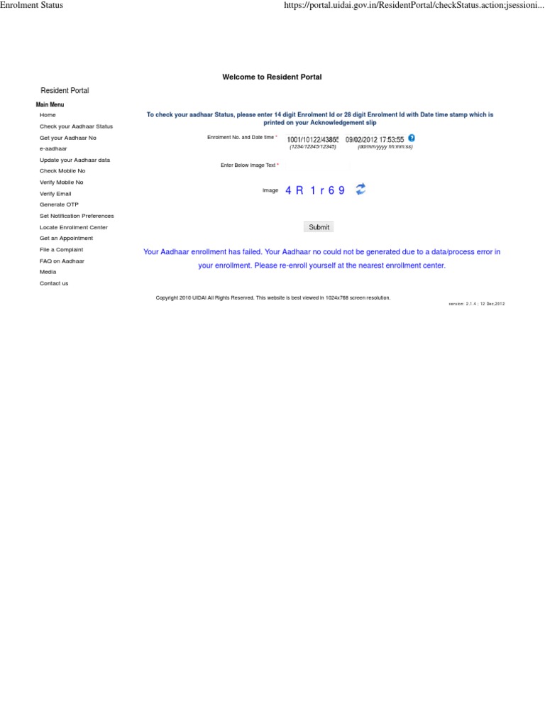 Enrolment Status | PDF