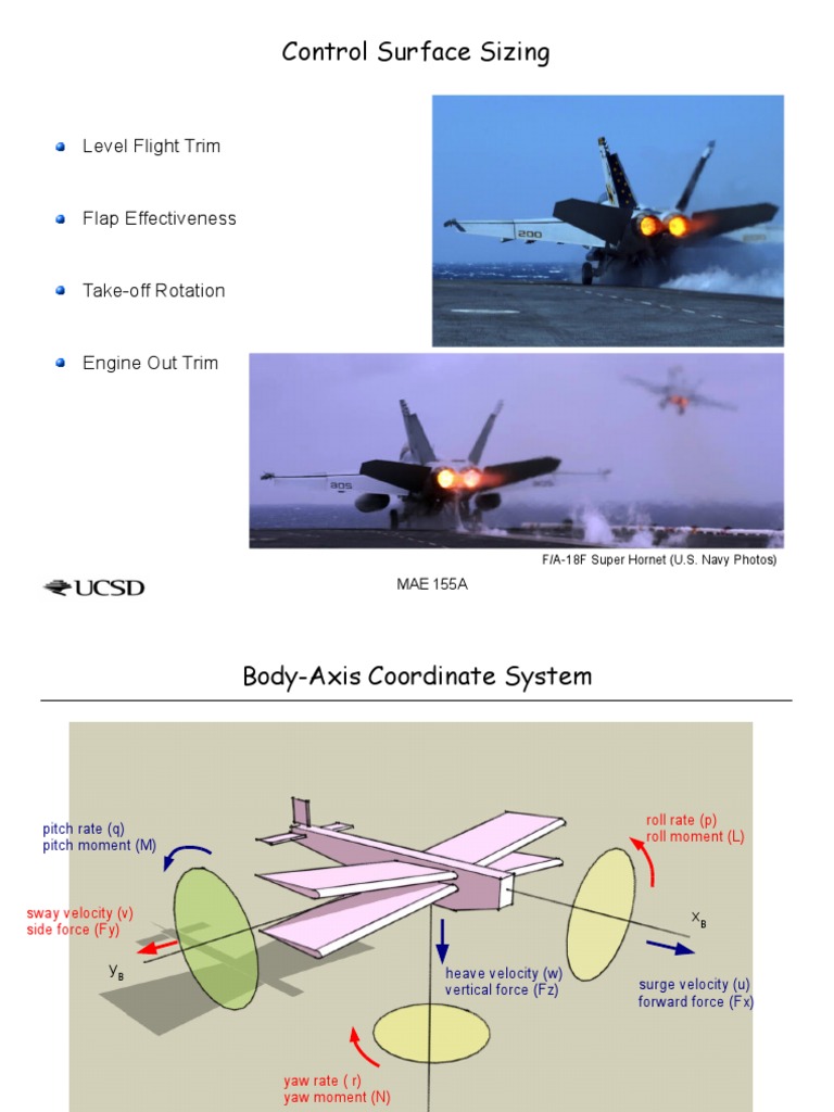 Control Surface Sizing: Level Flight Trim | PDF | Flight Dynamics ...