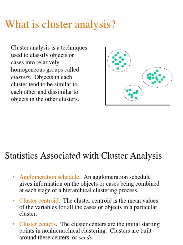 Cluster Analysis | PDF | Cluster Analysis | Data Mining