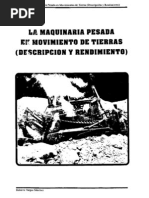 Rendimiento de Maquinaria. | PDF