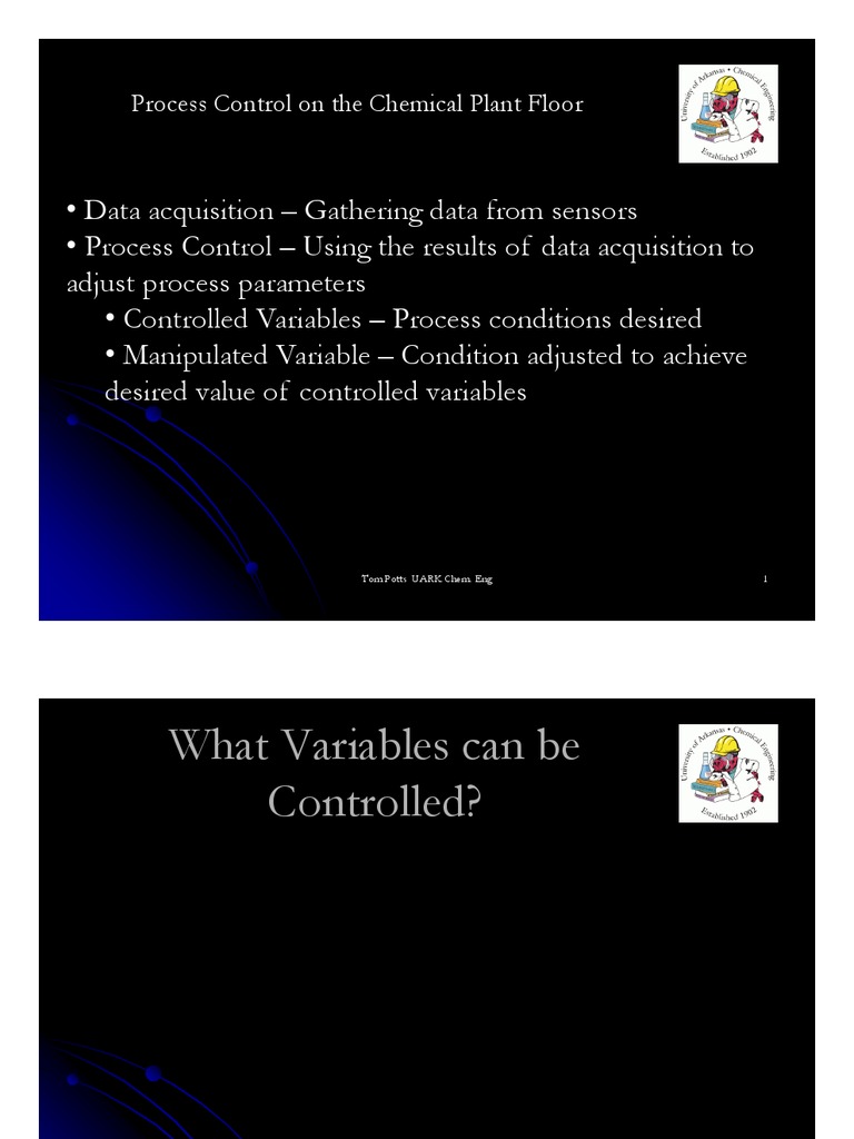 An Overview of Process Control Variables, Systems, and Sensors for ...