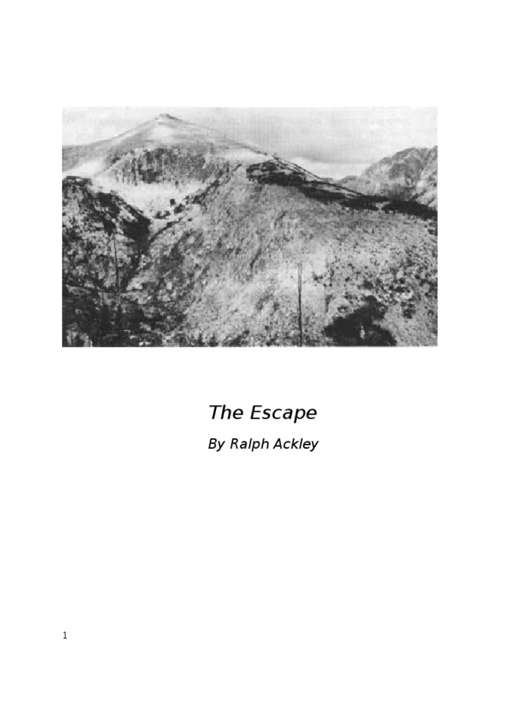 The Escape: by Ralph Ackley | PDF | Flood | Rain