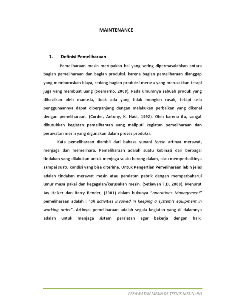 Modul Maintenance d3 | PDF