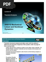 ANSYS Transient Analysis Guide | PDF | Normal Mode | Nonlinear System