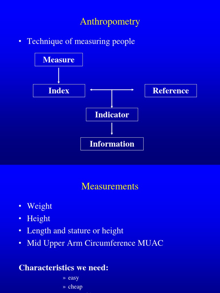 Anthropometry Measuring And Assessing Human Growth And Nutritional