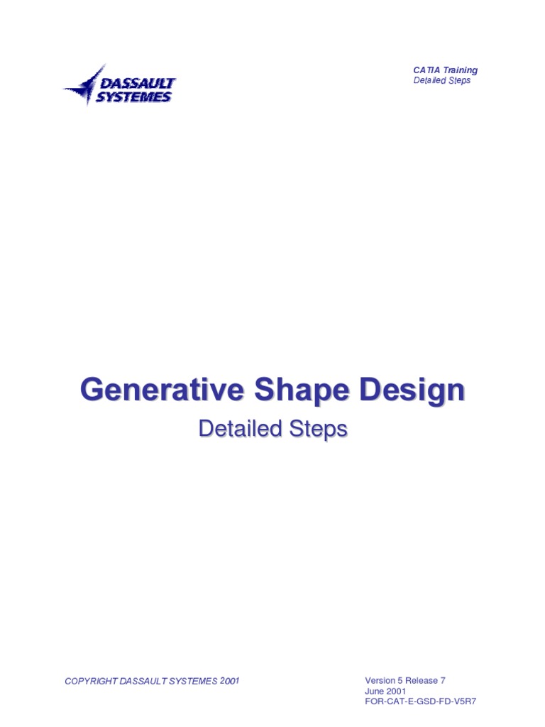 Catia v5 Generative Shape Design | PDF | Teaching Methods & Materials ...