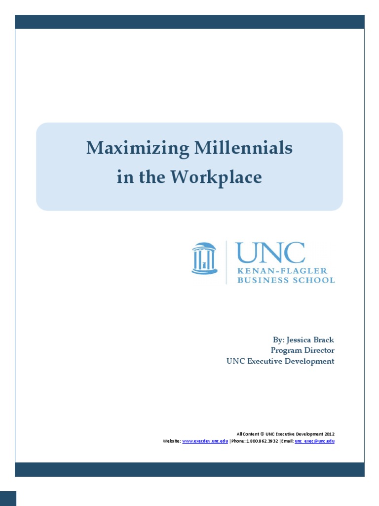 Maximizing Millennials in The Workplace | PDF | Millennials | Mentorship