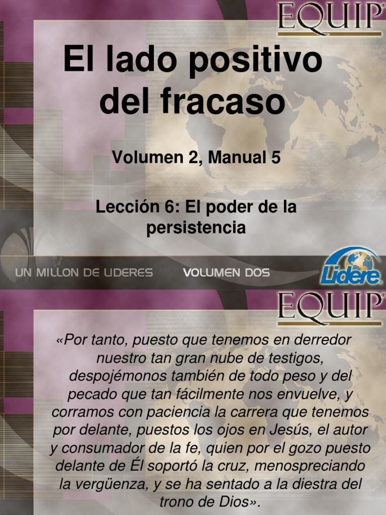 6-El Poder de La Persistencia | PDF | Jesús | Biblia