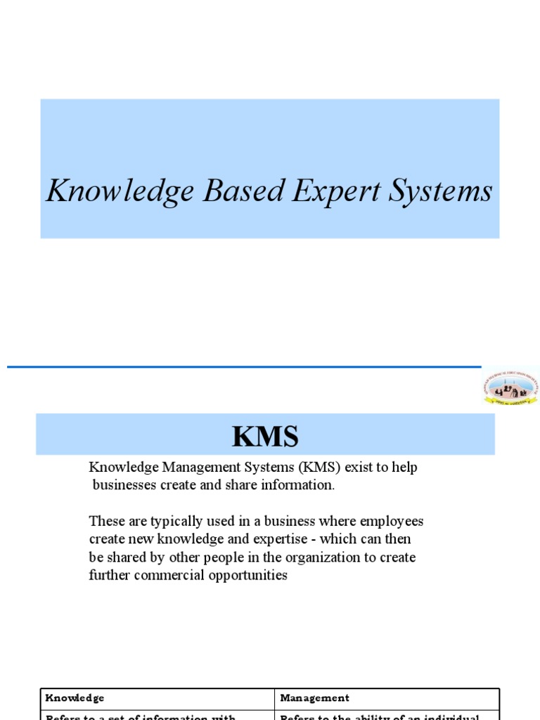 Knowledge Management and Expert Systems | PDF | Expert | Inference