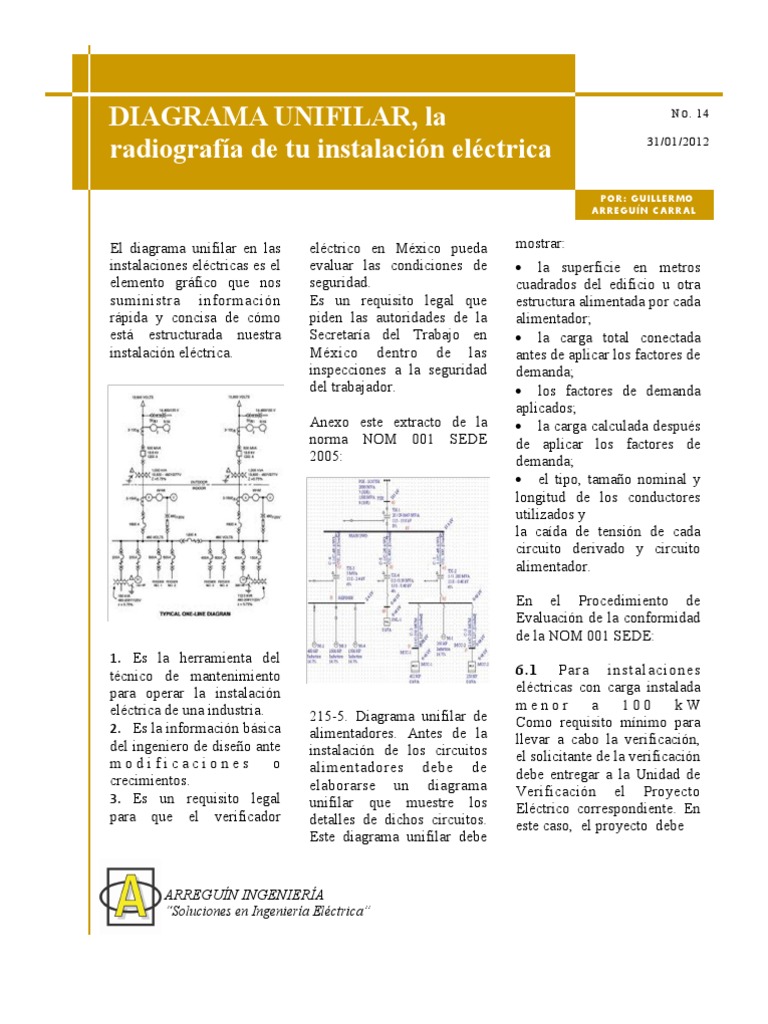 Diagrama Unifilar | PDF