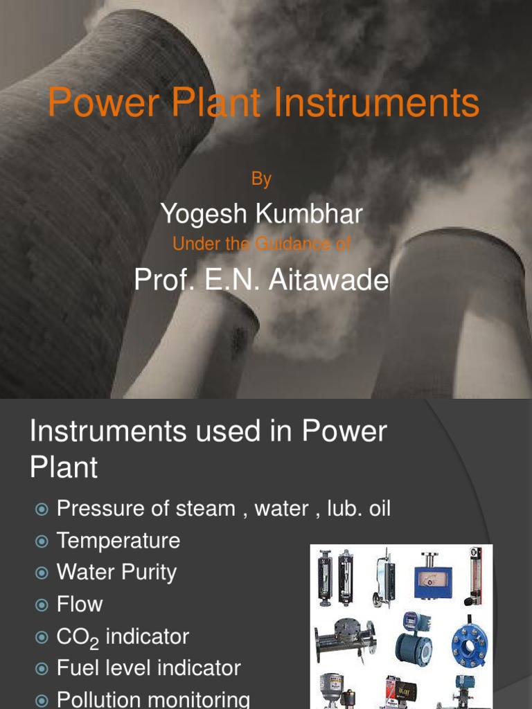 Power Plant Instrumentation Overview | PDF | Science & Mathematics