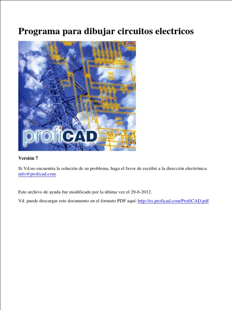 Manual de ProfiCAD | PDF | Point and Click | Archivo de computadora