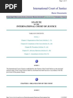 ICJ Statute: Court Organization | PDF | Judgment (Law) | International Law