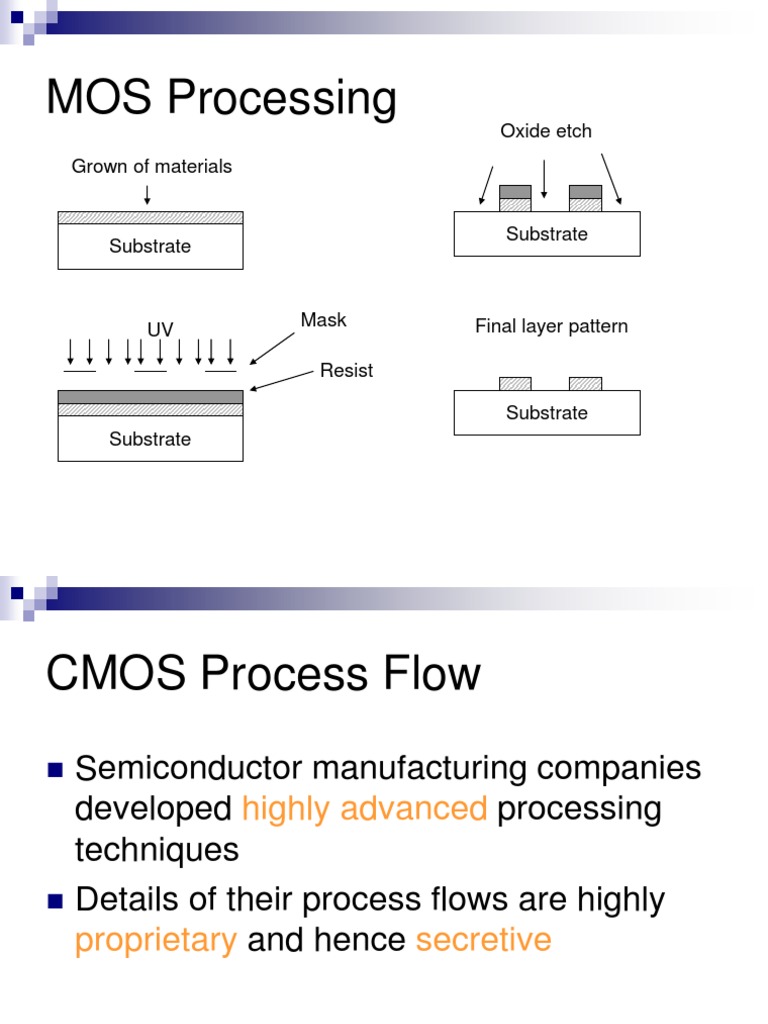 Cmos Process Flow | PDF | Cmos | Semiconductor Device Fabrication