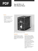 MVAJ Relay Manual Areva | PDF | Manufactured Goods | Electrical Engineering