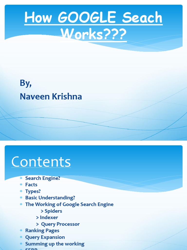 How Google Works | Download Free PDF | Web Search Engine | Search ...