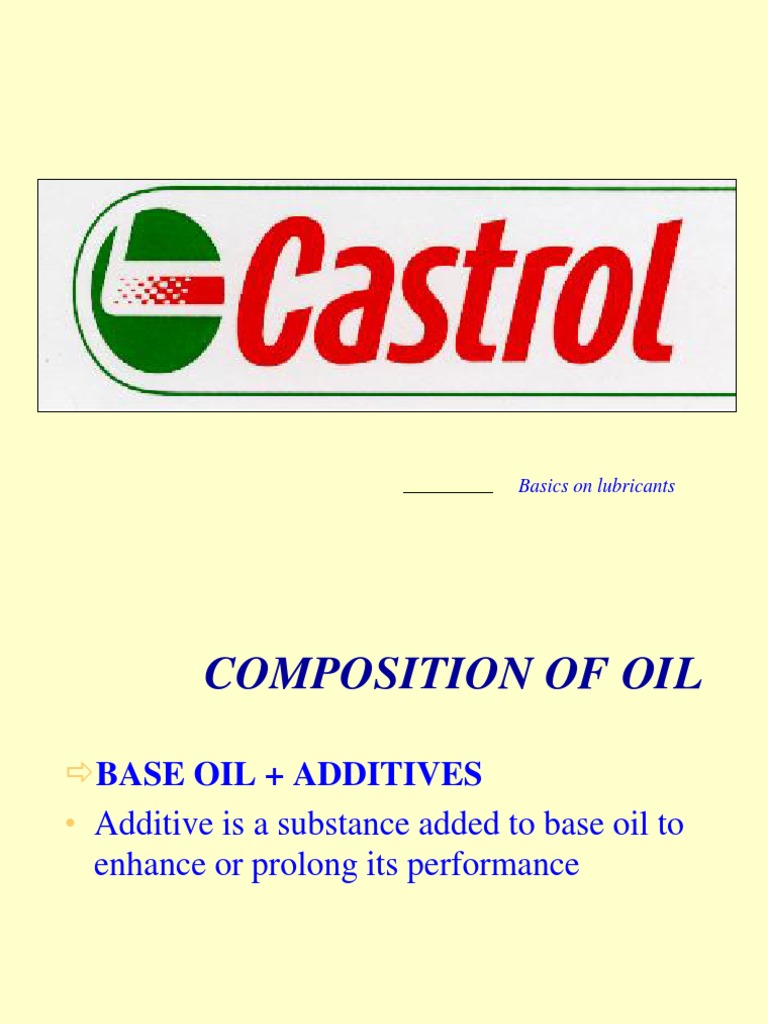 Castrol Lubes | PDF | Motor Oil | Lubricant
