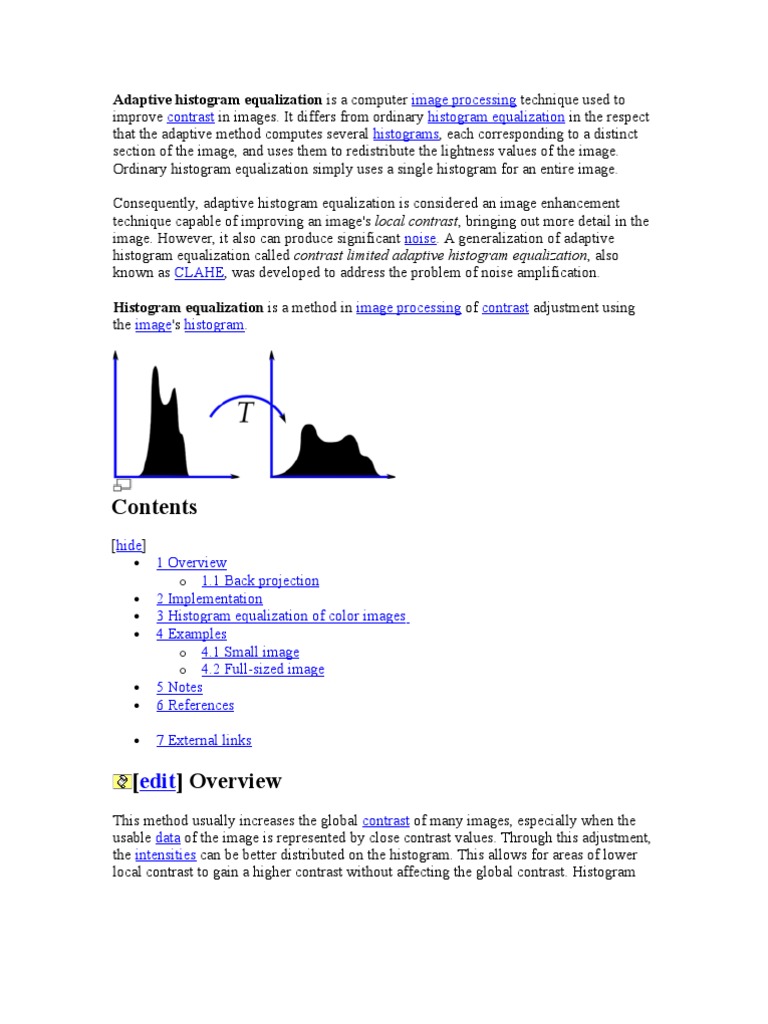 Adaptive Histogram Equalization Is A Computer Image Processing ...