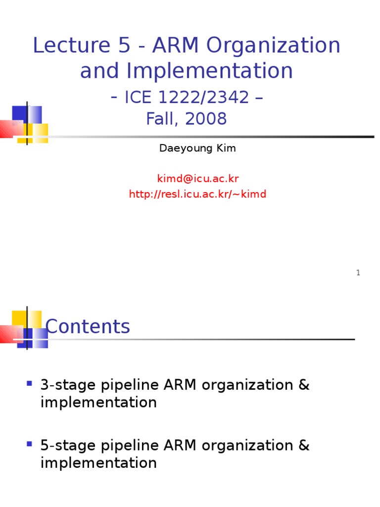 ARM Pipelining | PDF | Instruction Set | Arm Architecture