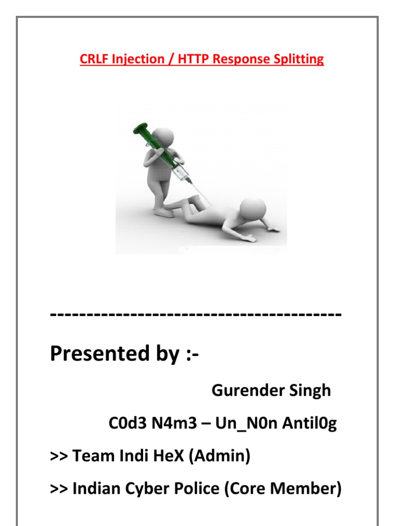 An In-Depth Guide to CRLF Injection Vulnerabilities and HTTP Response Splitting Attacks | PDF ...
