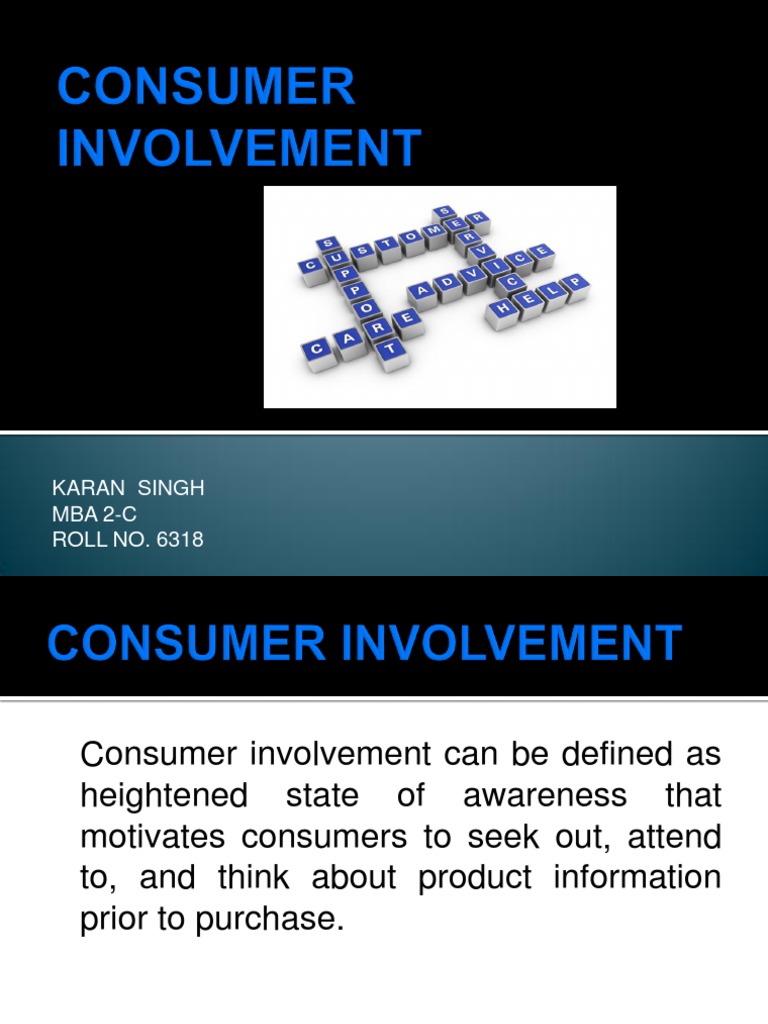 Consumer Involvement | PDF | Brand | Marketing
