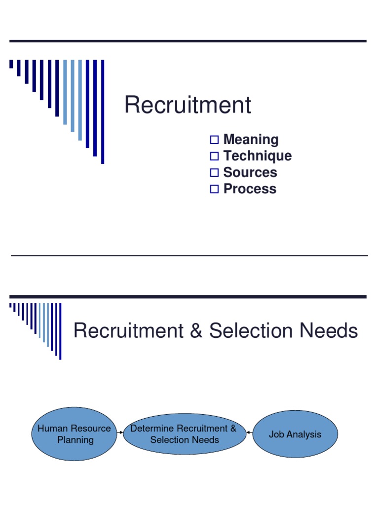 Understanding Recruitment Sources | PDF