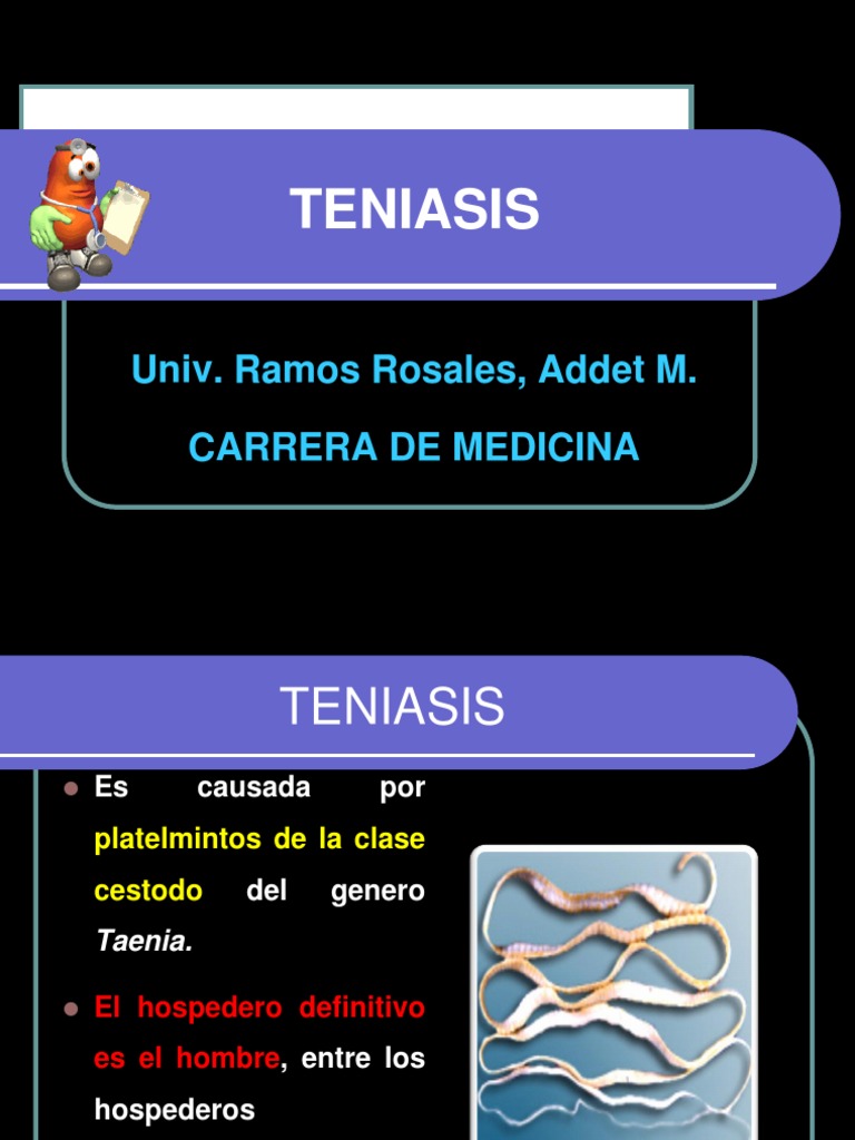 TENIASIS | PDF | Salud pública | Microbiología