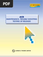 Acb Troubleshooting | PDF | Electrical Engineering | Electricity