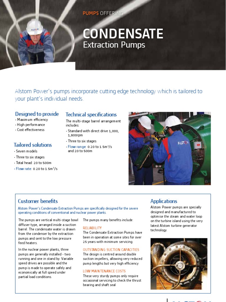 Pumps Condensate Extraction | PDF